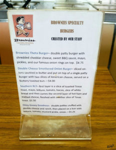 Brownies Hamburgers, Tulsa OK - Karyl's Kulinary Krusade
