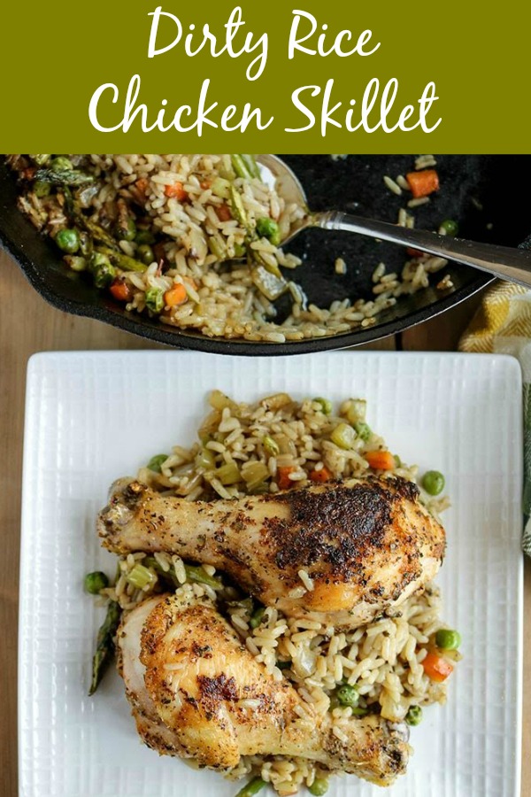 Dirty Rice Chicken Skillet - Karyl's Kulinary Krusade