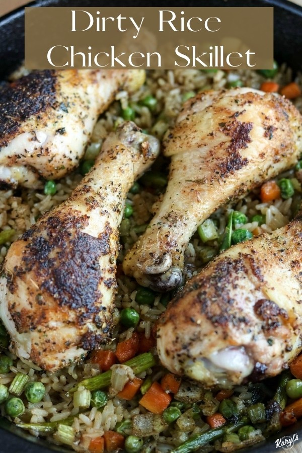 Dirty Rice Chicken Skillet - Karyl's Kulinary Krusade