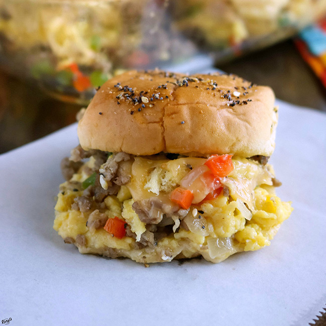 Loaded Breakfast Sliders - Karyl's Kulinary Krusade